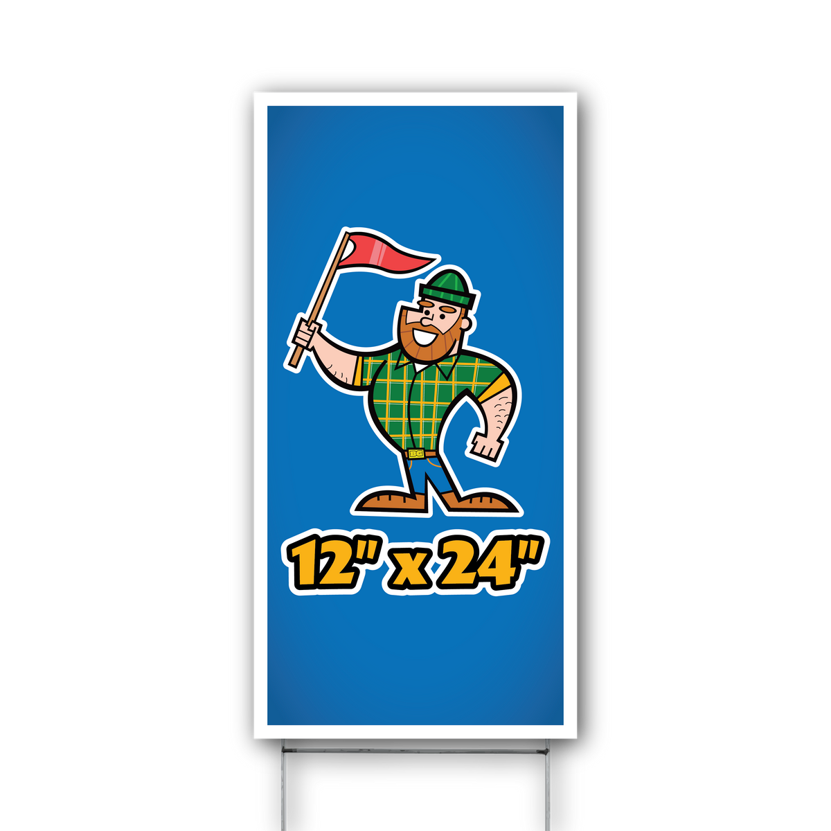 24" x 18" Custom Coroplast Sign – Bulk Packs Available | FREE SHIPPING ...
