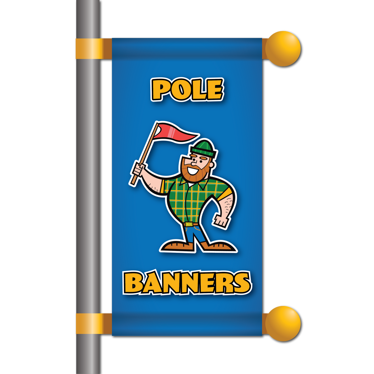 Custom Pole Banners – 18oz Vinyl with 1" Pole Pockets | FREE SHIPPING ...