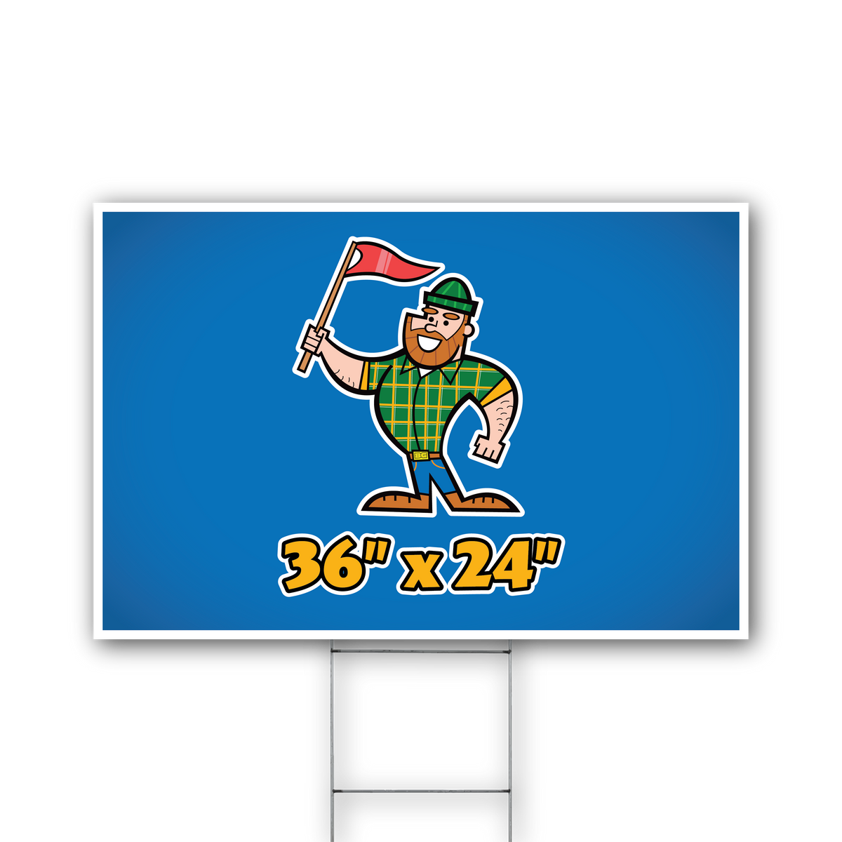 36" x 24" Custom Coroplast Sign – Bulk Packs Available | FREE SHIPPING ...