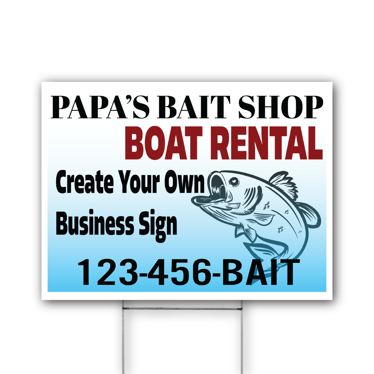 Business 18x24 Yard Sign With Free Stakes – Banner Giant