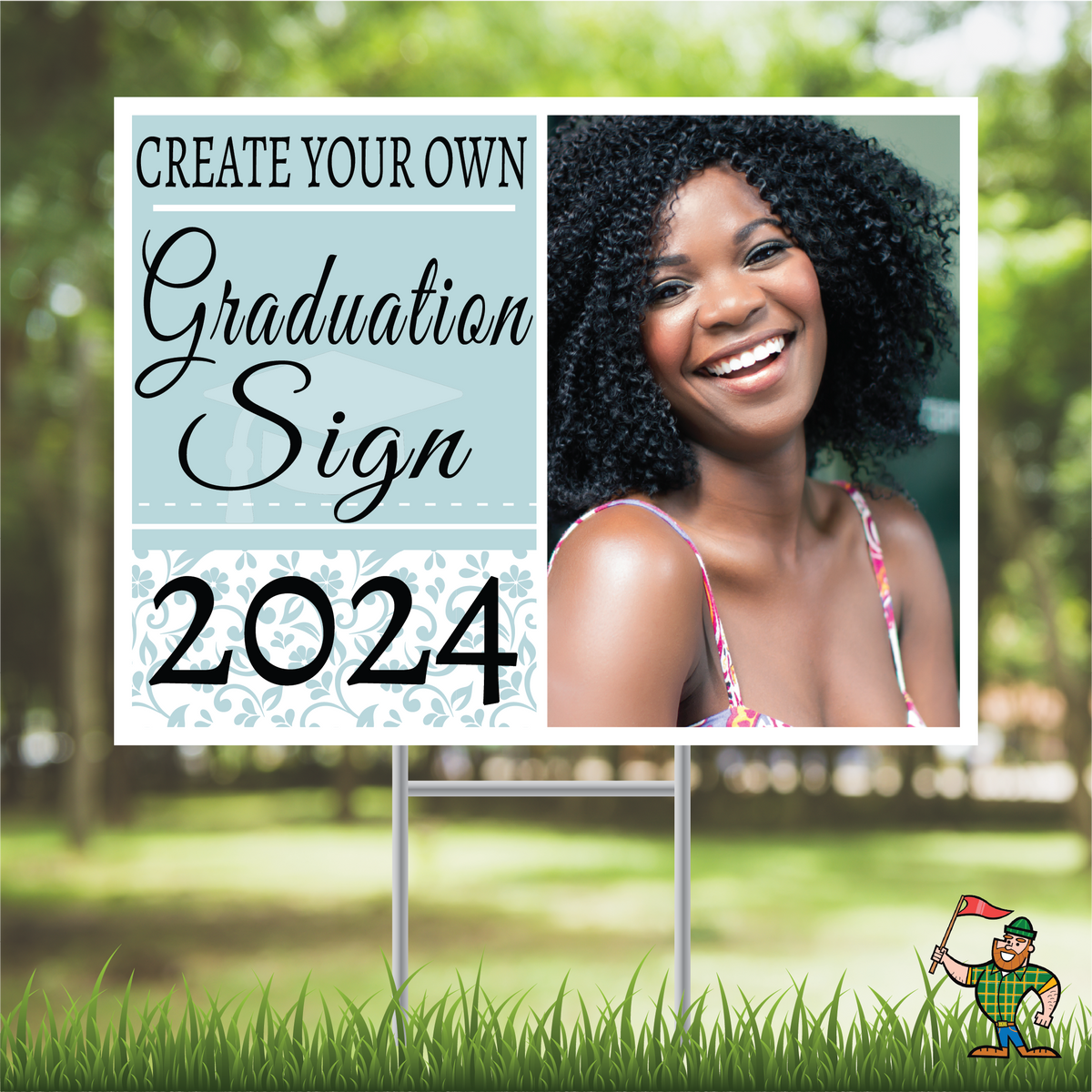Graduation 18x24 Yard Sign With Free Stakes – Banner Giant