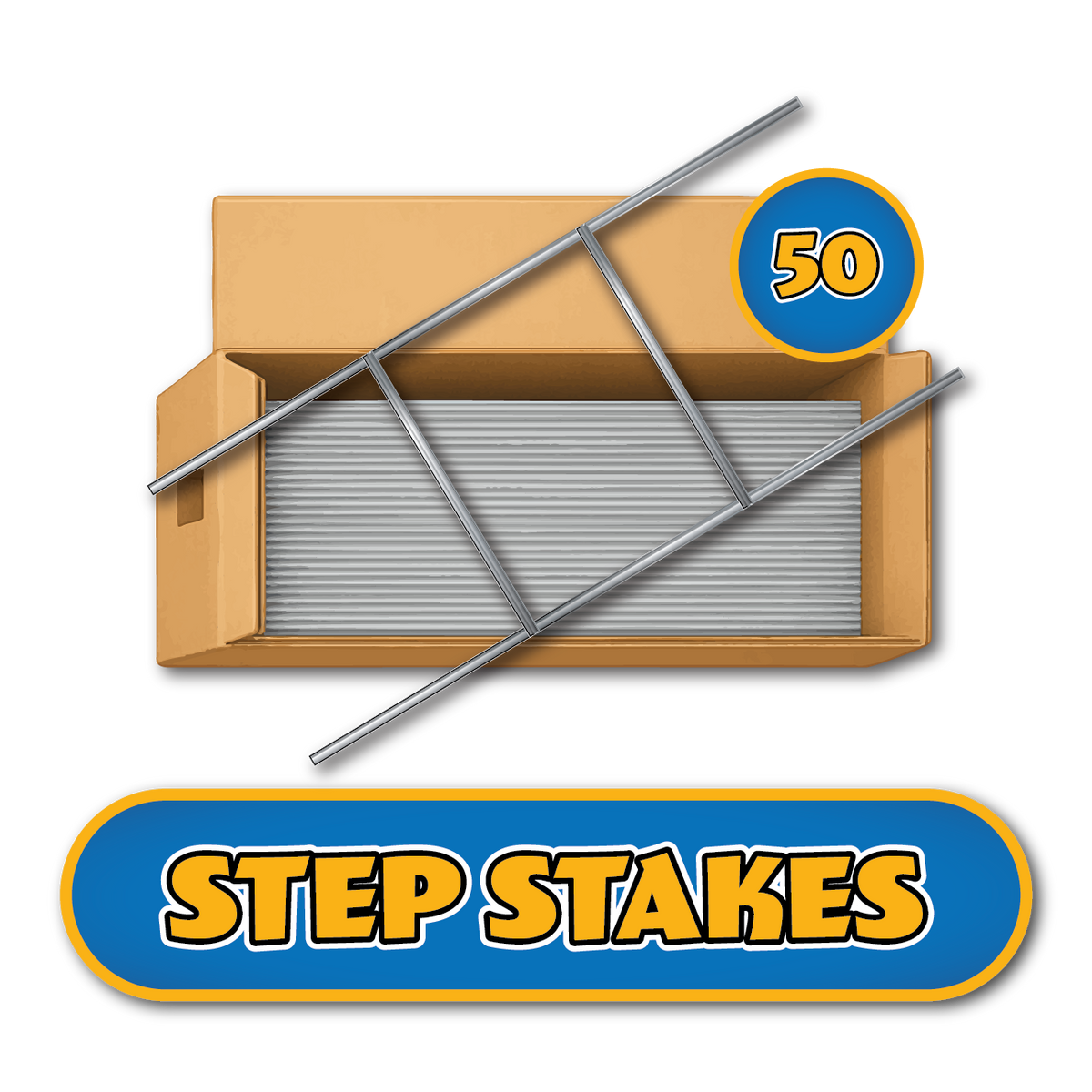 Step Stakes for Yard Signs – 9 Gauge Wire – 10" x 30" | FREE SHIPPING ...
